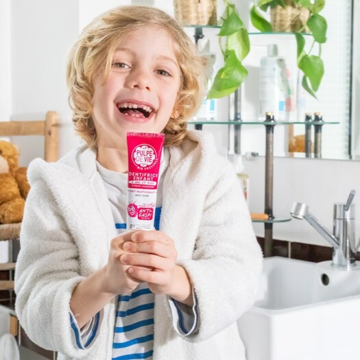 Raspberry Toothpaste ORGANIC & Naturel for Children | Pulpe de Vie