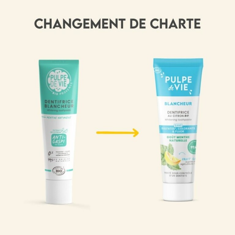 2 Dentifrices Bio & Naturels Made in France | Pulpe de Vie